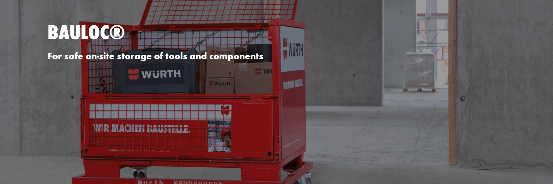 BAULOC®: Tool boxes and secure storage system - Würth UK Ltd.