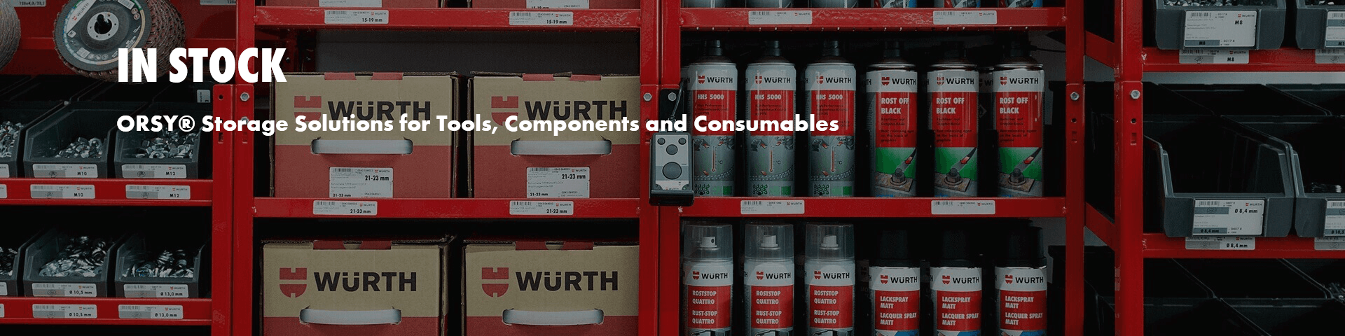 In Stock: ORSY® Storage Solutions - Würth UK Ltd.