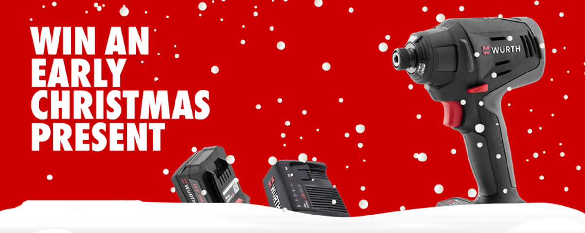 Win a great cordless drill from Würth UK this Winter! - Würth UK Ltd.
